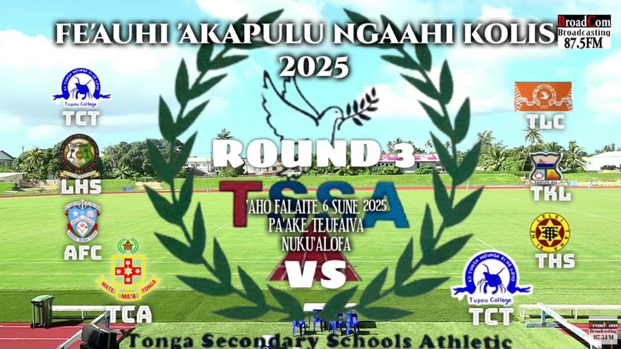 🇹🇴 Tongatapu Secondary School Rugby Round 3: TCT v TLC, LHS v TKL, AFC ...
