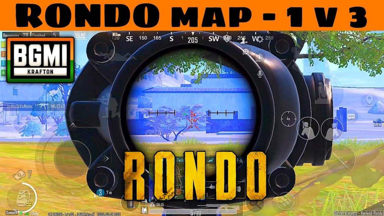 New Map RONDO 1 v 3 Clutch | BGMI - YouTube