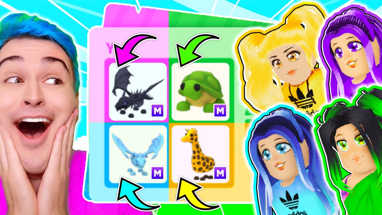 Trading Only MEGA *DREAM PETS* In Adopt Me Roblox !! Adopt Me *MEGA ...