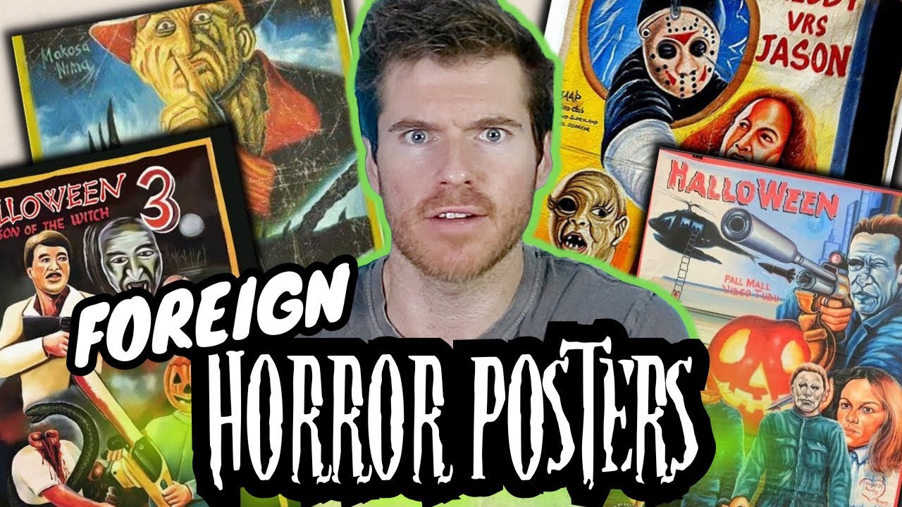 Reacting To Foreign Horror Movie Posters - YouTube