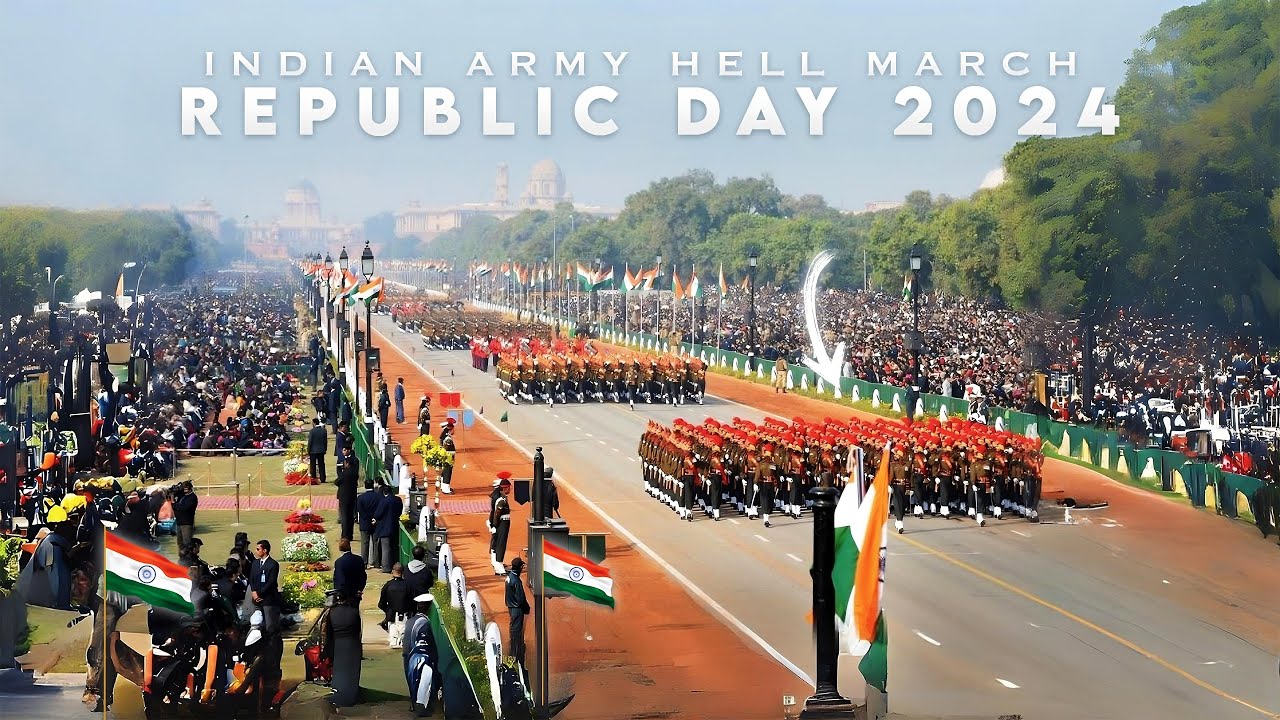 Indian Army Hell March 2024 | Republic Day Parade | Explore India - YouTube