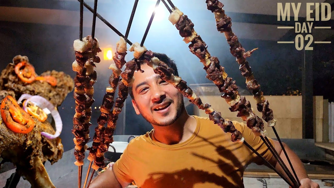 My Eid Routine Day 02 - BBQ With Family - Delicious 😍 - YouTube