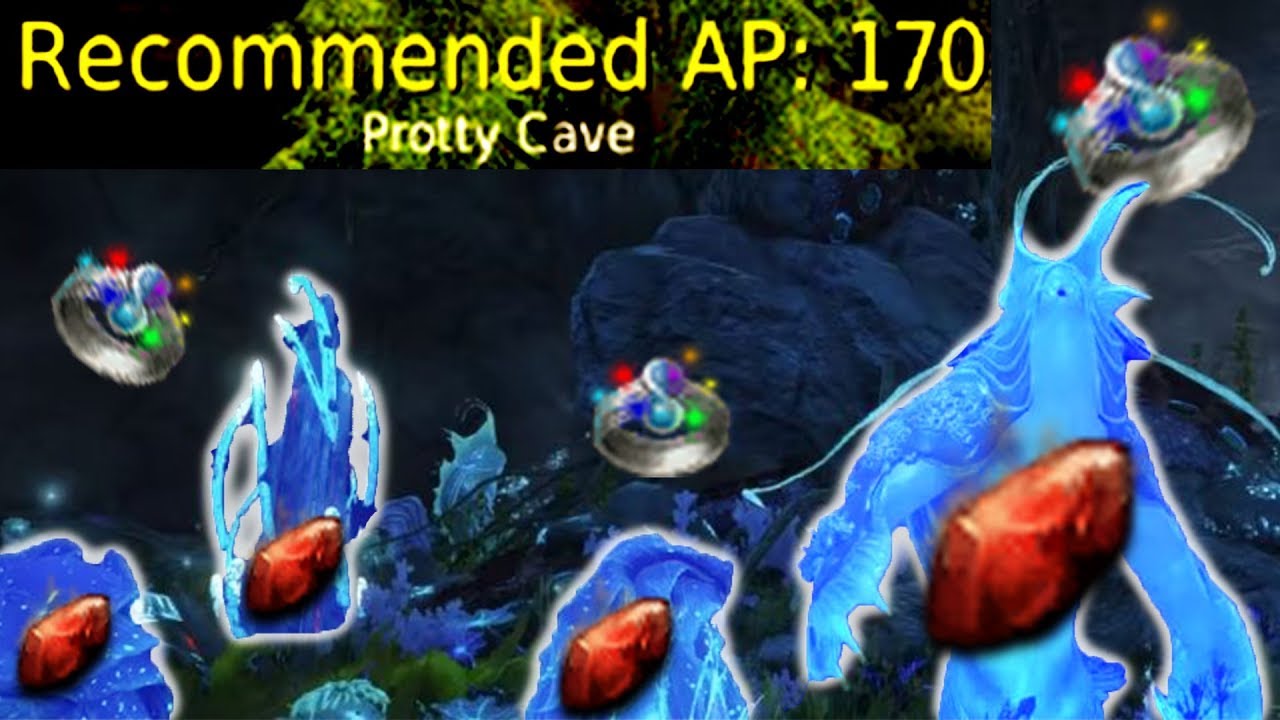 Protty Cave 170 AP zone | Red Shard Heaven | Guide (Weita Island) - YouTube