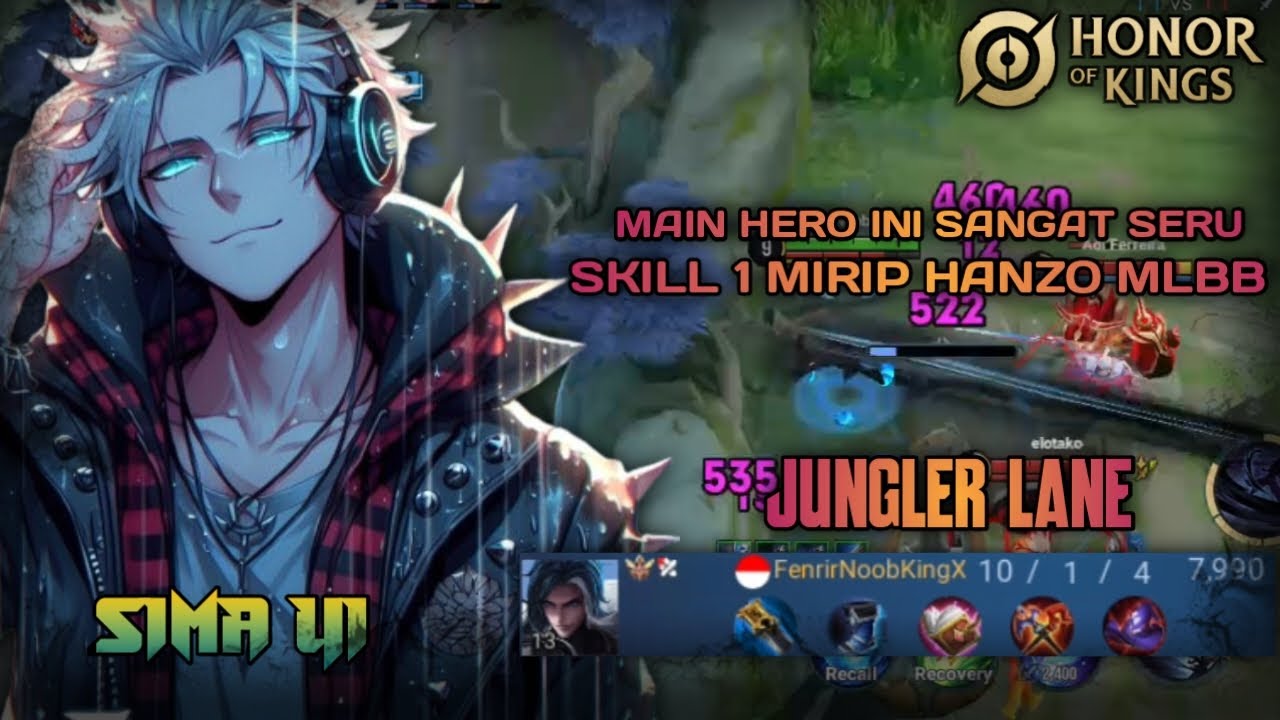 Honor of Kings Sima Yi Gameplay!! Nyobain Hero Sima Yi - hok solo rank - YouTube