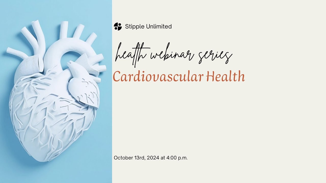 Cardiovascular Webinar Series: Presentation Schedule Overview - YouTube