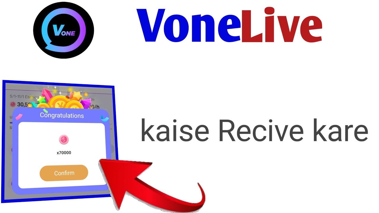 Vone Live Point Recive kaise kare Vone Live Point Target kaise Karte hai Vone Live - YouTube