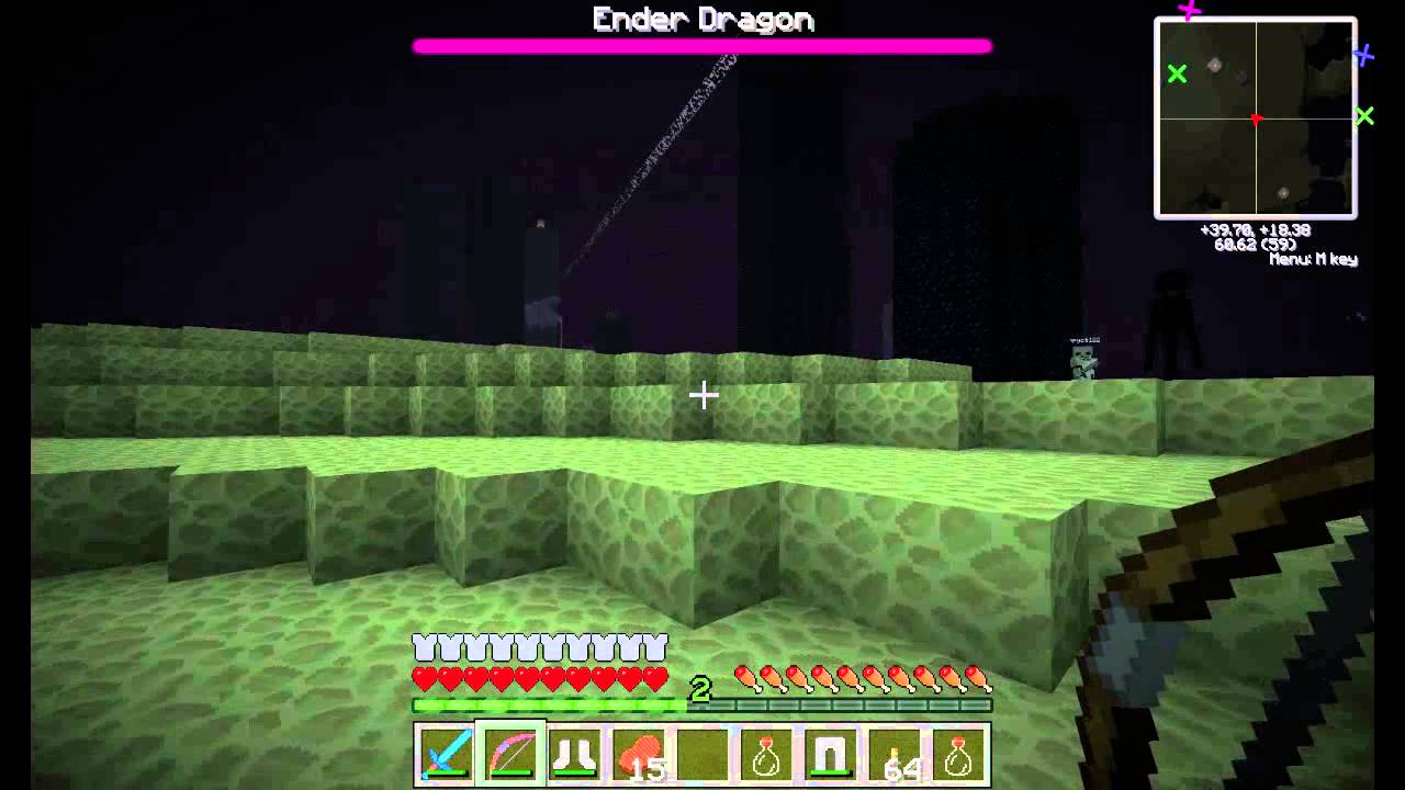Realms Minecraft SMP: Minecraft End Dragon fight - YouTube