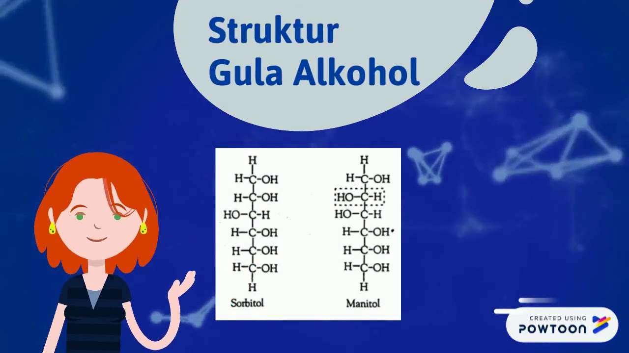 gula alkohol struktur - YouTube