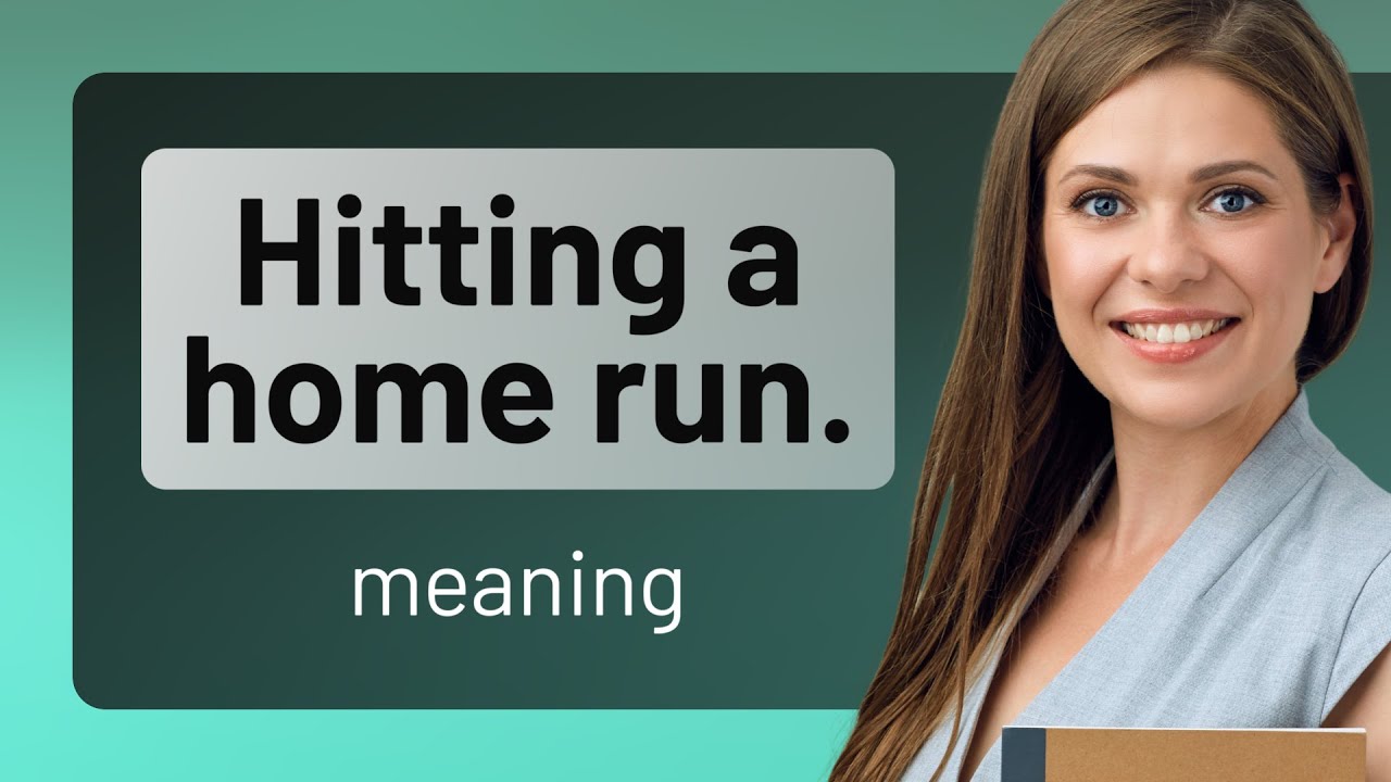 Hitting a Home Run: Mastering English Idioms - YouTube