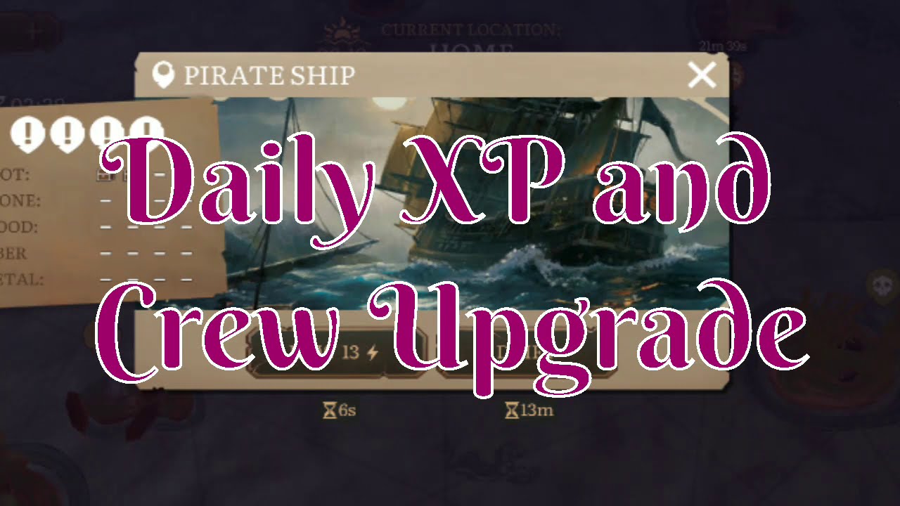 Daily XP and Crew Upgrade - Mutiny pirate Survival RPG - Copy Cat ...