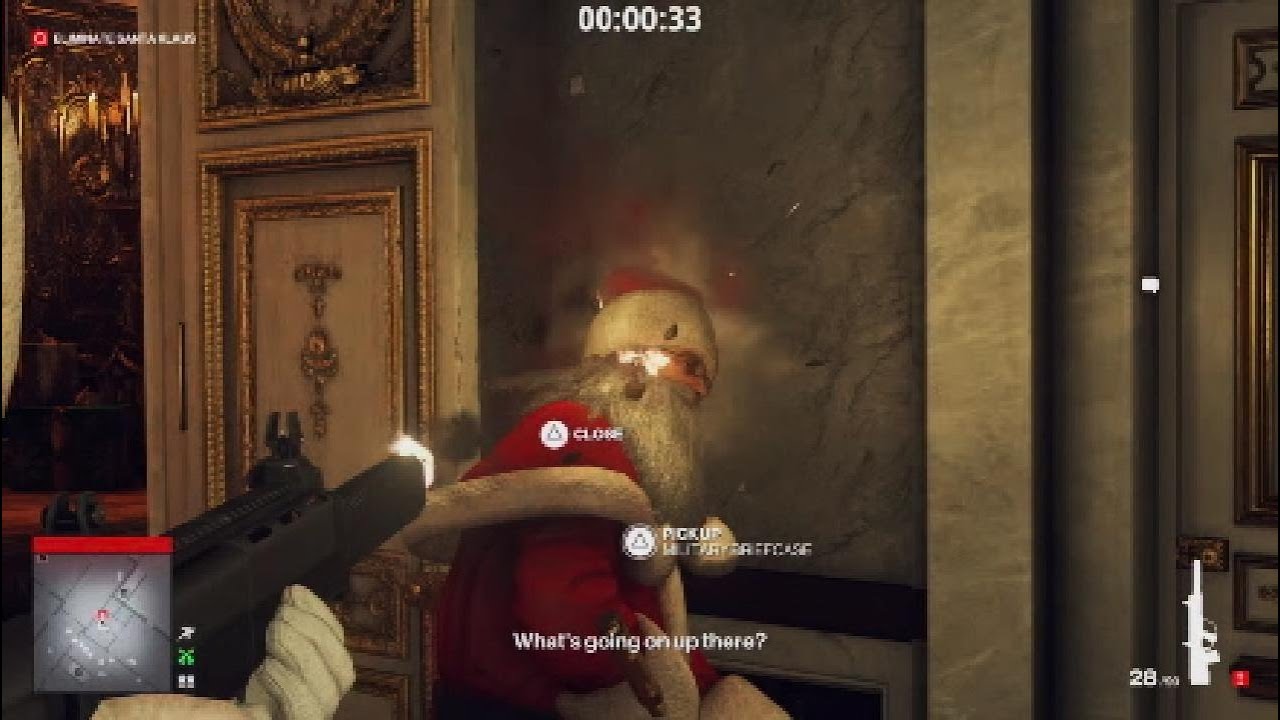 HITMAN 3 - Public Xmas Enemy (CHAOS_AGENT_45's contract) - YouTube
