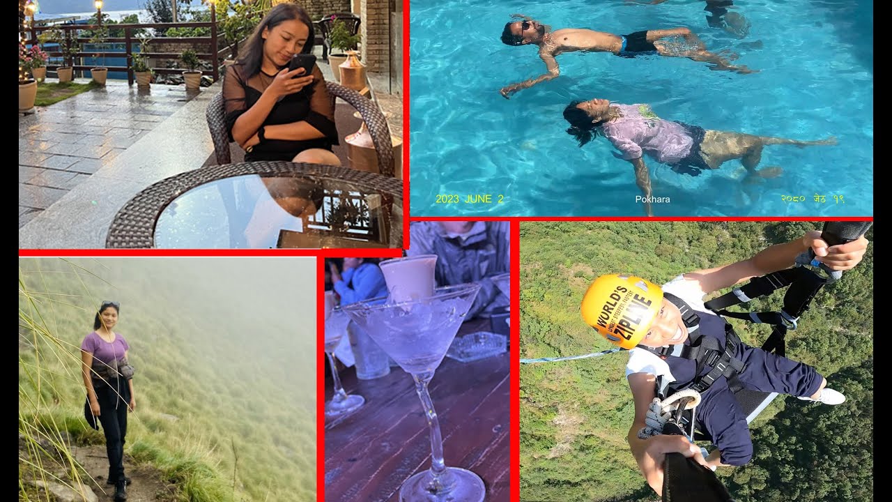 zipline swim trek tour - YouTube