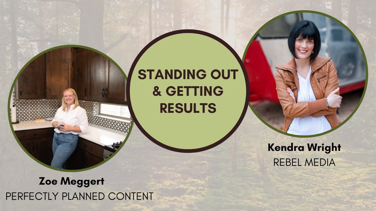 Standing Out & Getting Results: An AMA with Kendra Wright of Rebel Media Agency - YouTube