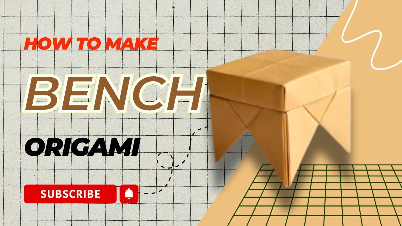 🪑 Bench Origami | Paper Craft | Tutorial 🌟 - YouTube