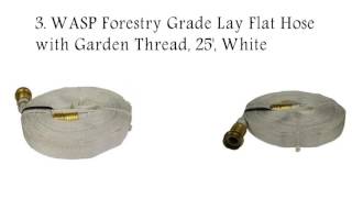 Flat Water Hose with Garden Thread 2018