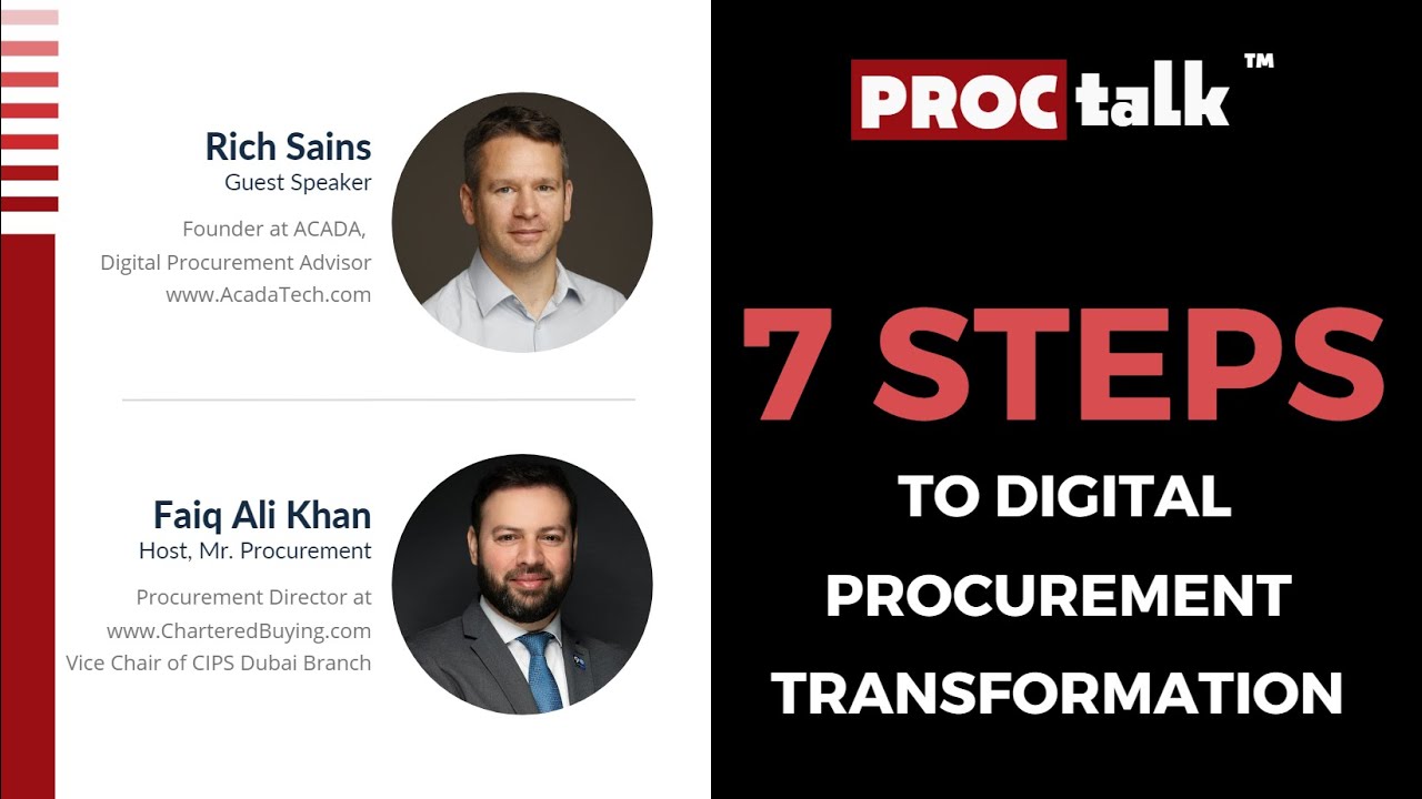 7 Steps to digital Procurement Transformation - YouTube