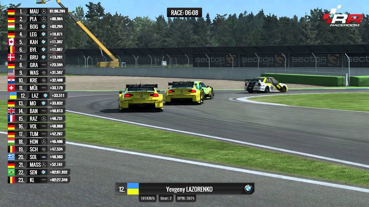 Raceroom Racing Experience - DTM @Hockenheim Short - YouTube