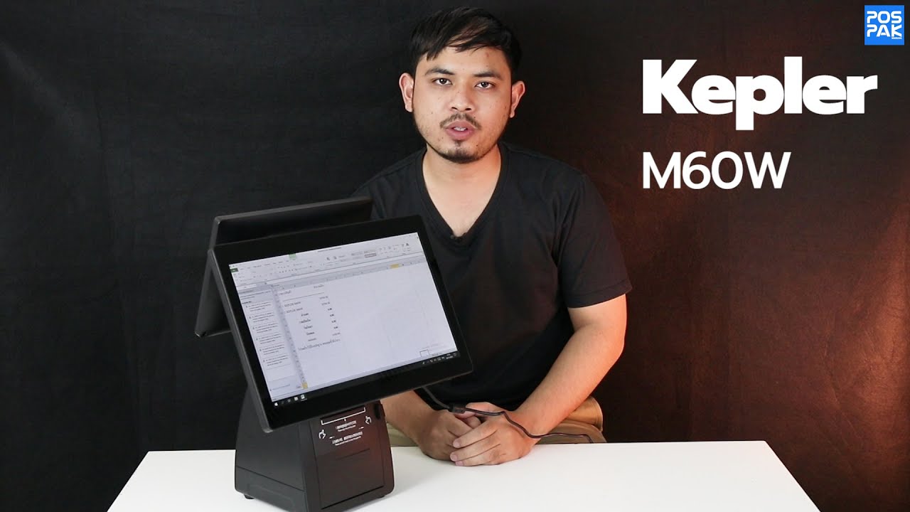 KEPLER M60W เครื่อง POS 2หน้าจอ CPU Corei5 มีเครื่องพิมพ์ใบเสร็จความ ...
