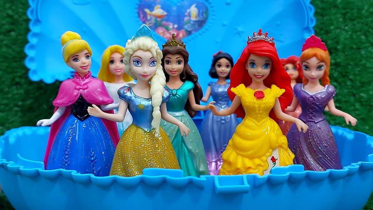 99 Minutes Disney princesses Collection ASMR Satisfying Unboxing ...