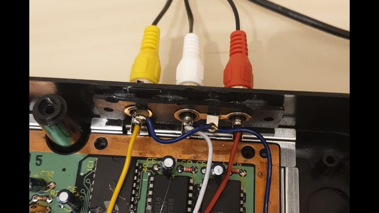 master system 2 mod video compuesto AV RCA - YouTube