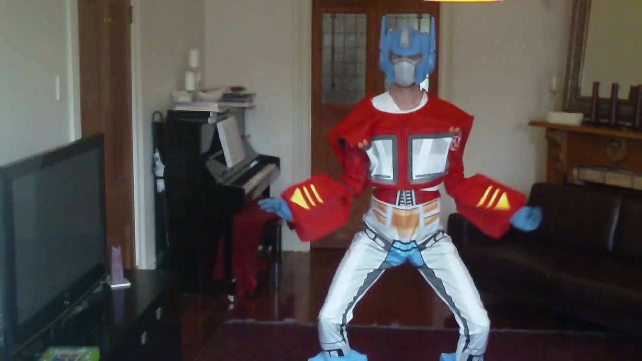 Transforming Optimus Prime Dance - YouTube