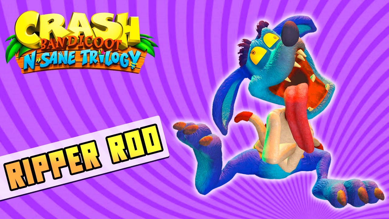 CRASH BANDICOOT N SANE TRILOGY - O BOSS RIPPER ROO - YouTube