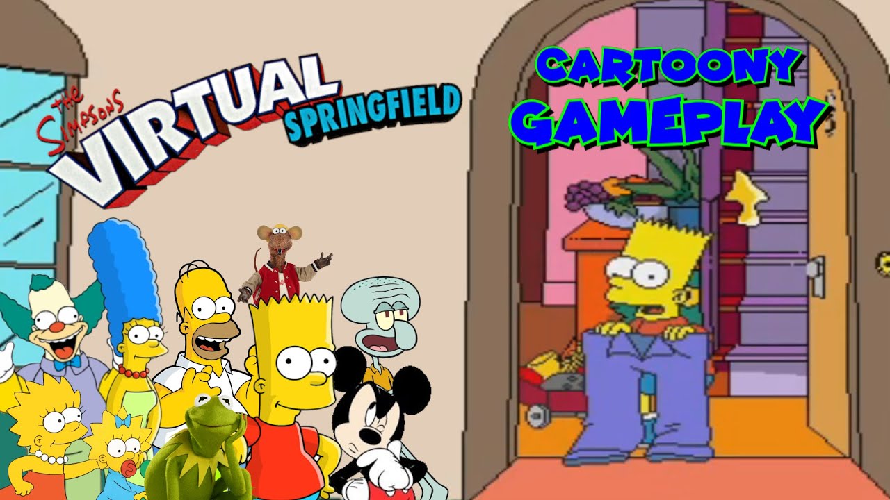 Cartoony Gameplay: The Simpsons Virtual Springfield (REVISITED) PART 1 ...