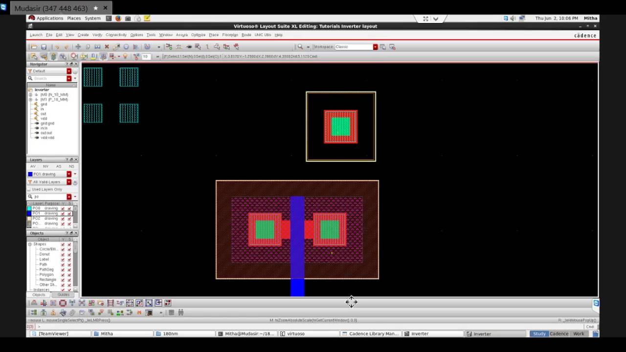 Cadence IC615 Virtuoso Tutorial 4: Layout Upto RC Extraction level ...