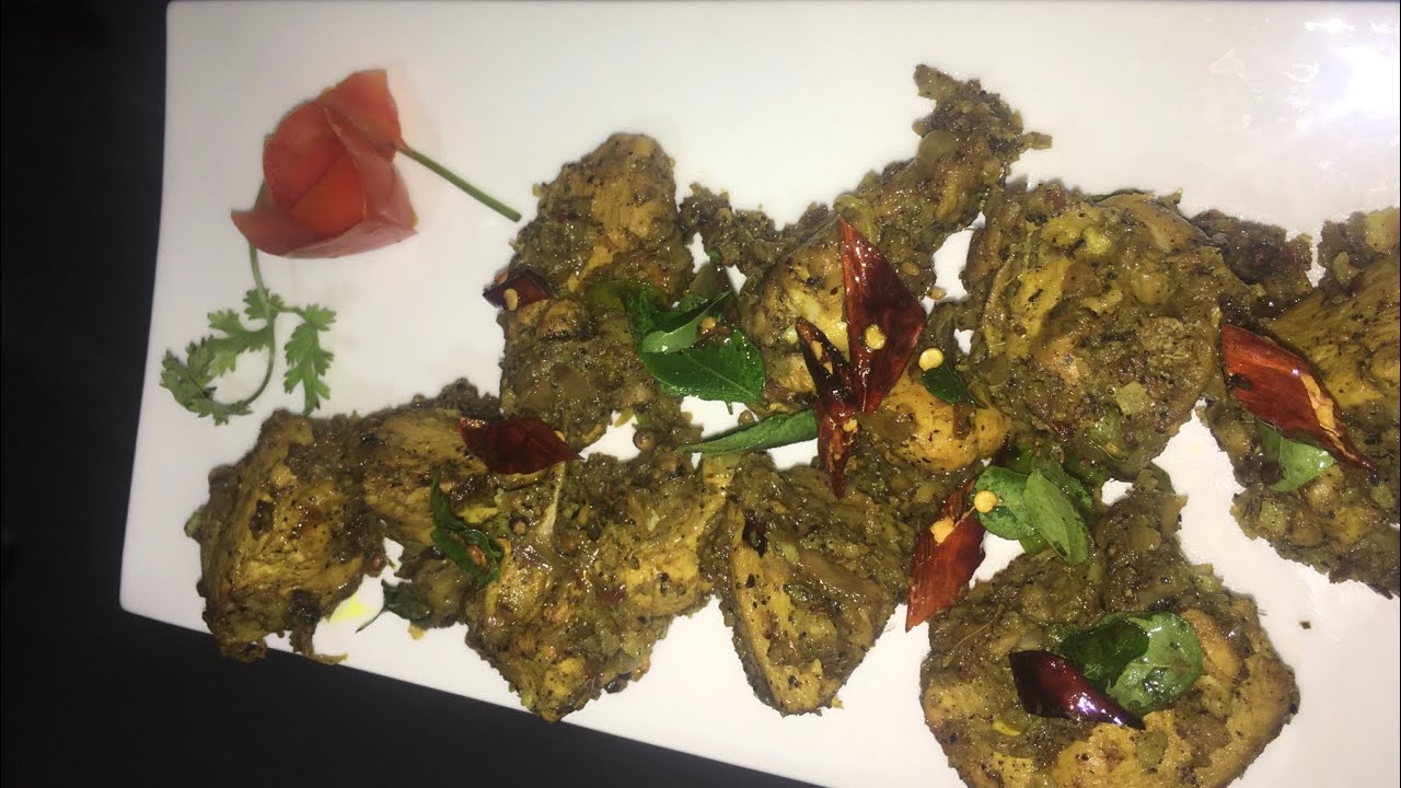 Pepper chicken dry fry - YouTube