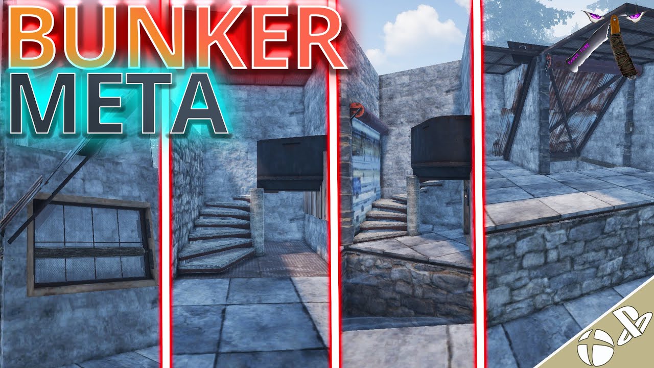 New! Bunker Base Meta Update Base Design 2021 ☢️ Rust Console 🎮 Solo ...