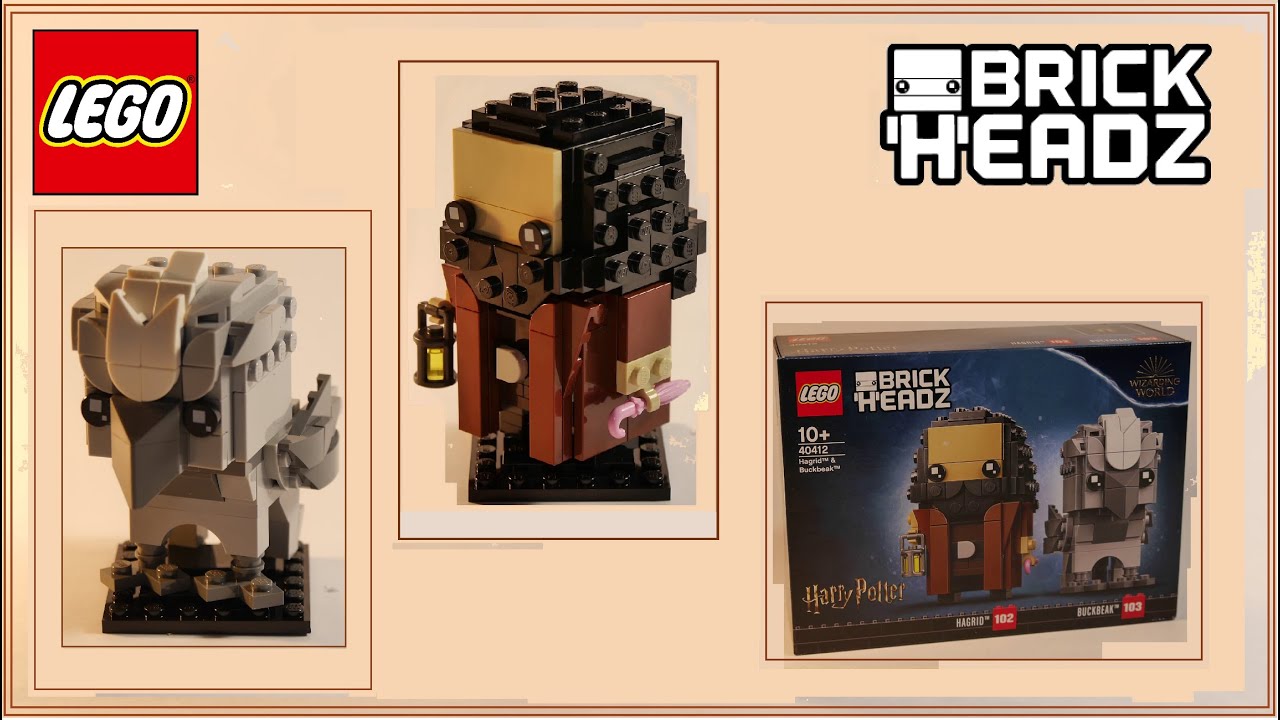 LEGO 40412. Brickheadz Hagrid and Buckbeak. - YouTube