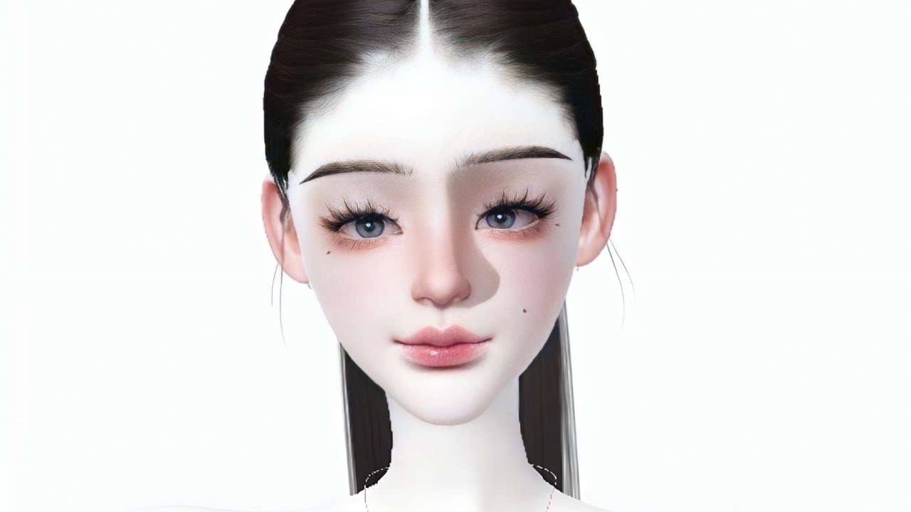 Zepeto face tutorial pretty elegant girl | oplas zepeto girl | zepeto ...