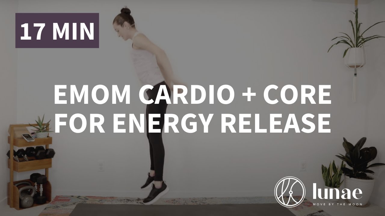 Ovulatory: EMOM HIIT Cardio and Core for Energy Release - YouTube