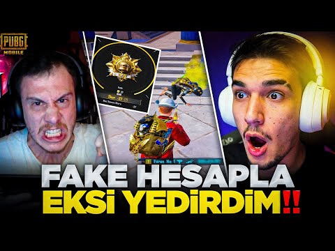 LUNE'YE HAYATININ DERSİNİ VERDİM 😨!! FAKE HESAPLA VS ÇAĞIRDIM... | PUBG MOBİLE