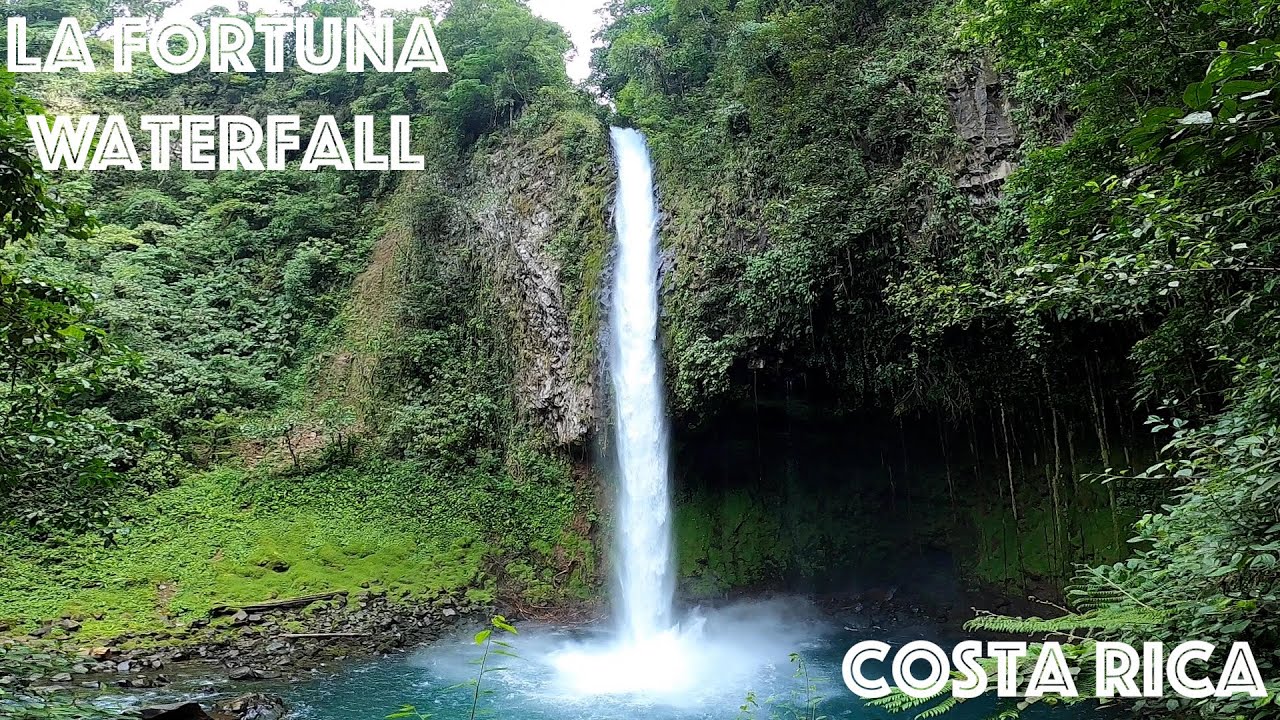Beautiful Waterfall Swimming Hole in La Fortuna, Costa Rica (Super Blue ...