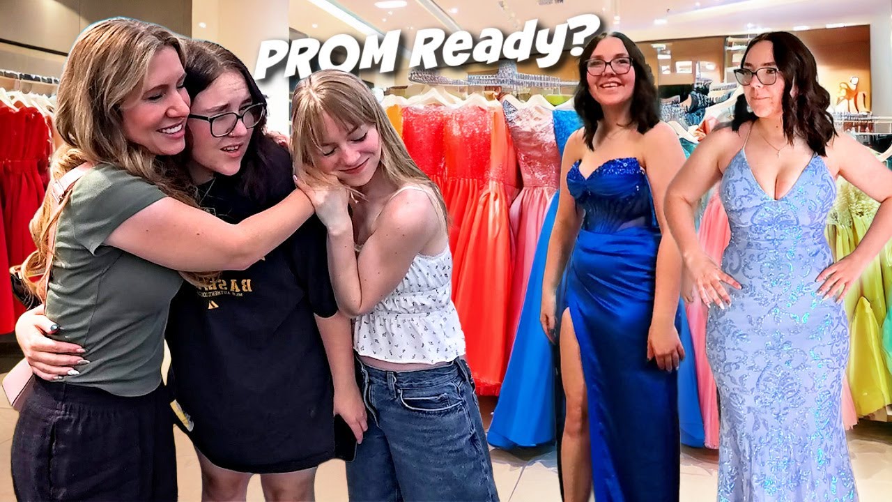 Finding the PERFECT PROM DRESS for my sister!! - YouTube