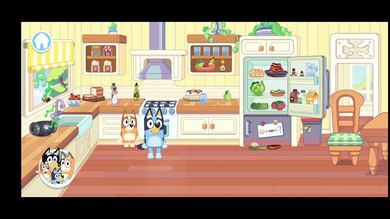 Bluey and Bingo in the kitchen 🥪🍟 Twinkle twinkle little star Alphabet ...