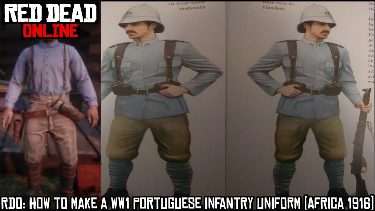 RDO: How to Make a WW1 Portuguese Infantry Uniform (Africa 1916) - YouTube