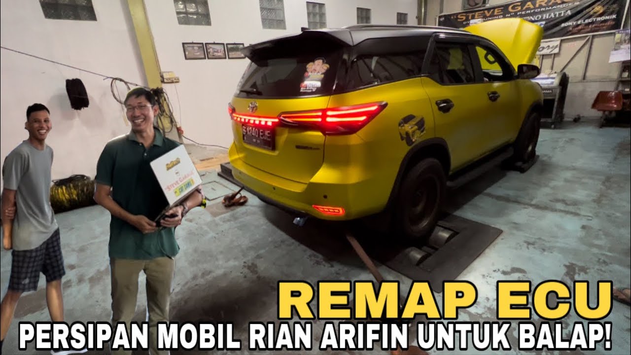 Persiapan Balap! Fortuner Rian Arifin Remap Ecu Jadi Lebih Kencang ...