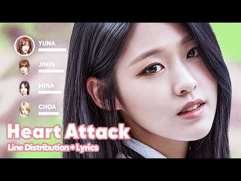 AOA - Heart Attack (Line Distribution + Lyrics Karaoke) PATREON REQUESTED