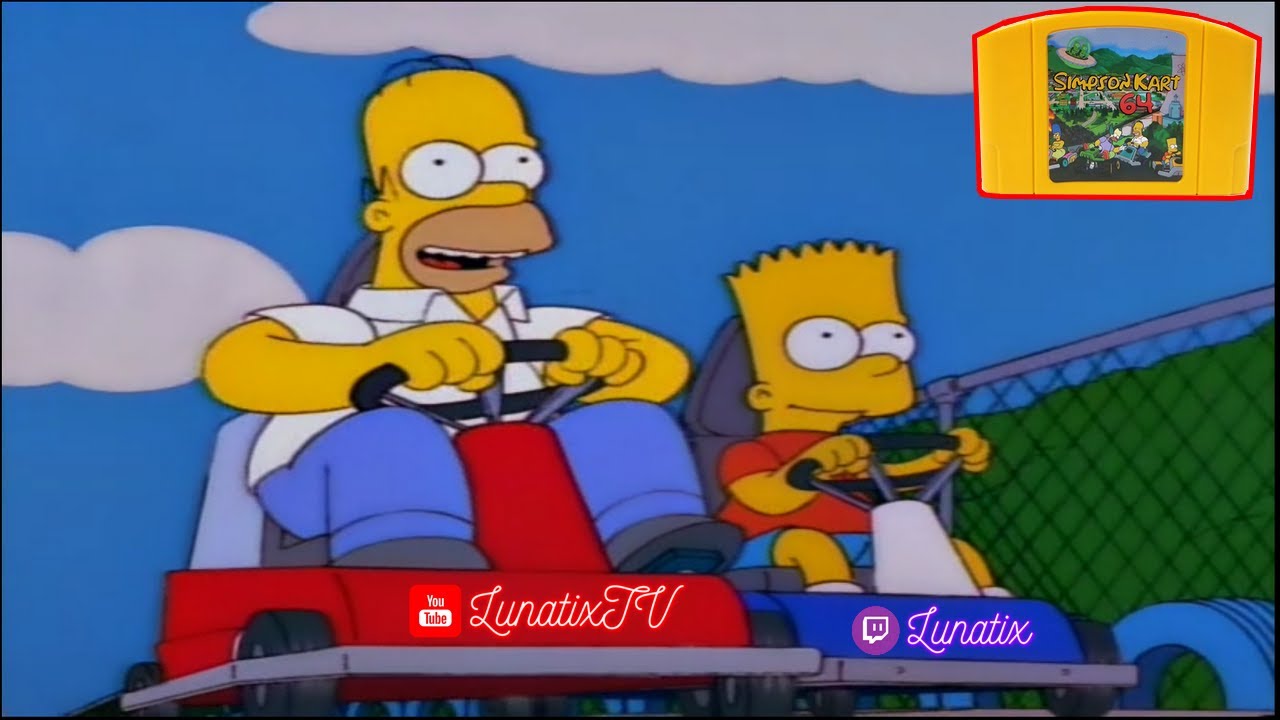 Simpson Kart - Only on Nintendo 64 - YouTube