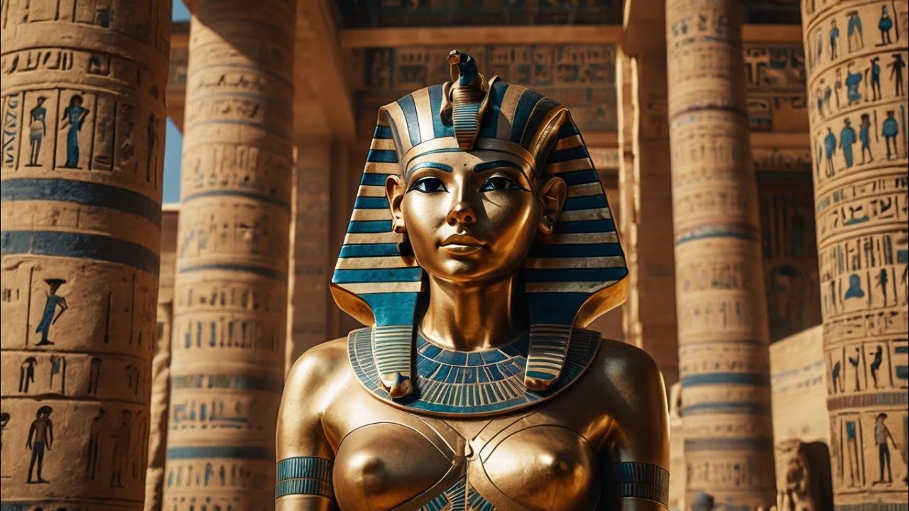 Art Beautiful Egypt Statues £ai - YouTube