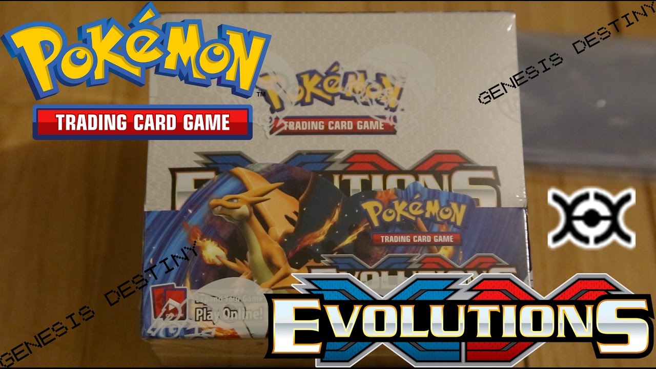 Pokemon Cards Evolutions Booster Box Opening XY (Pokemon TCG Base Set ...