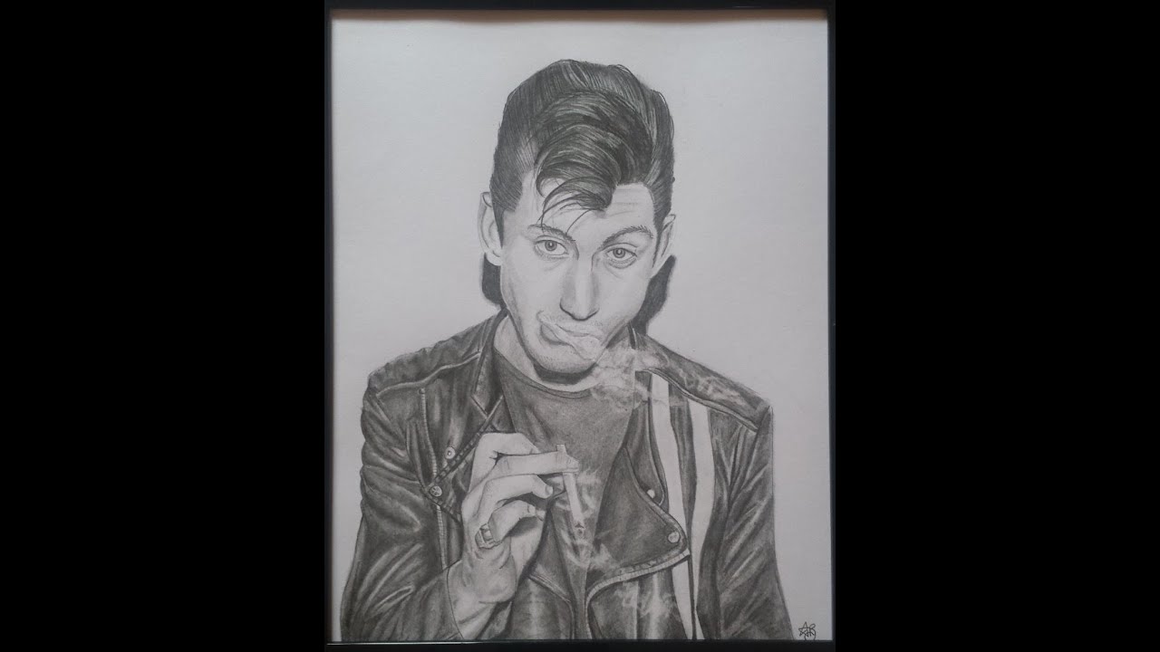 Alex Turner (Arctic Monkeys) Speed Drawing - YouTube