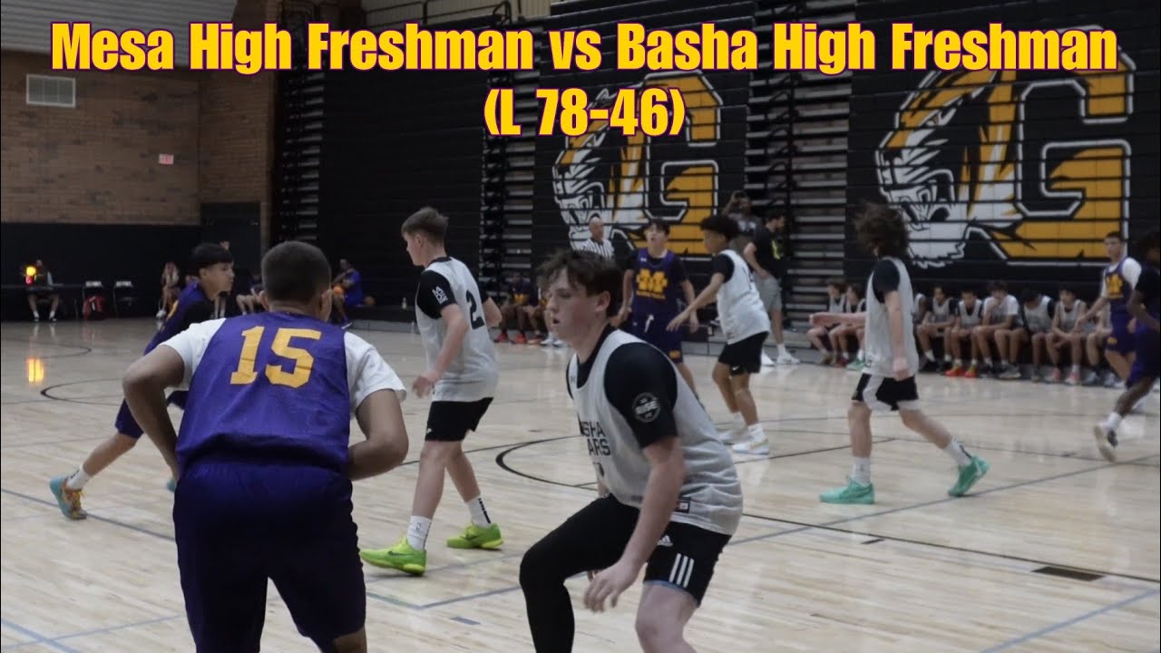 Mesa High Freshman vs Basha High Freshman (L 78-46) Summer Games - YouTube