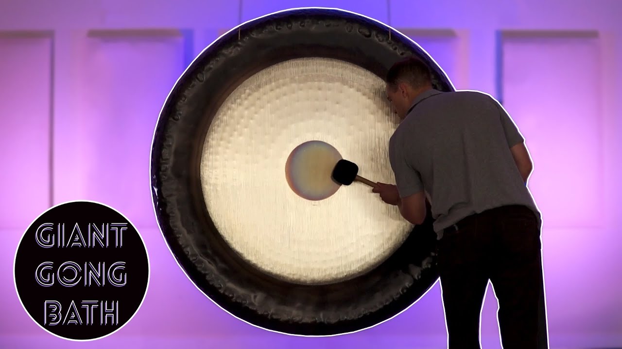 60" Paiste Symphonic Gong Bath | Part 1 with Brennan | Sound Healing ...