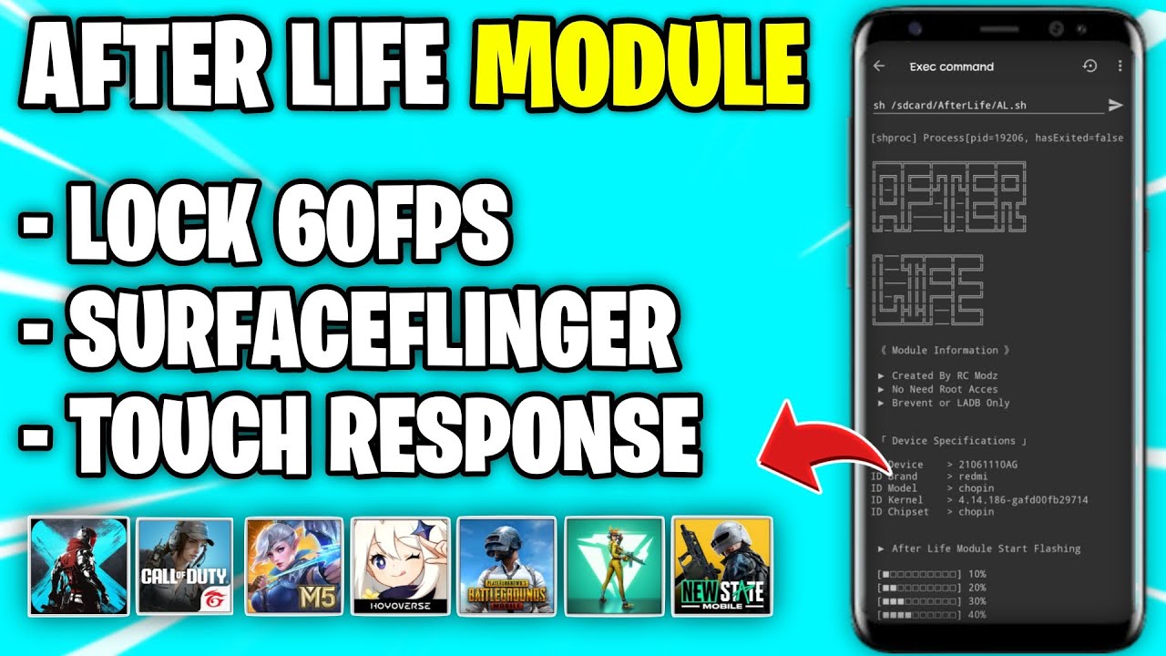 Unlock 60FPS on Any Android Game with Afterlife Module | No Root - 2024 ...