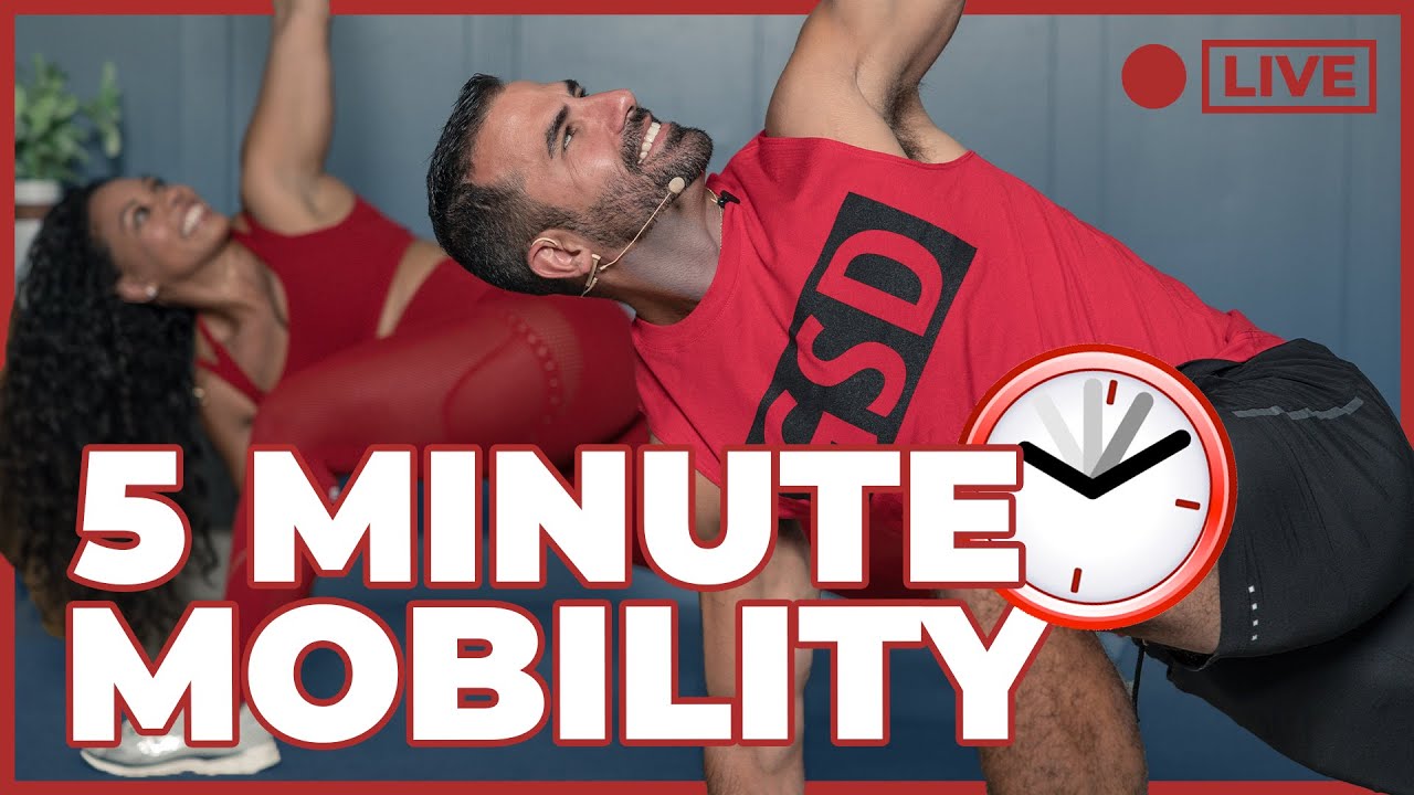 5 Minute Mobility & Flexibility Routine - Feel Better FAST! - YouTube