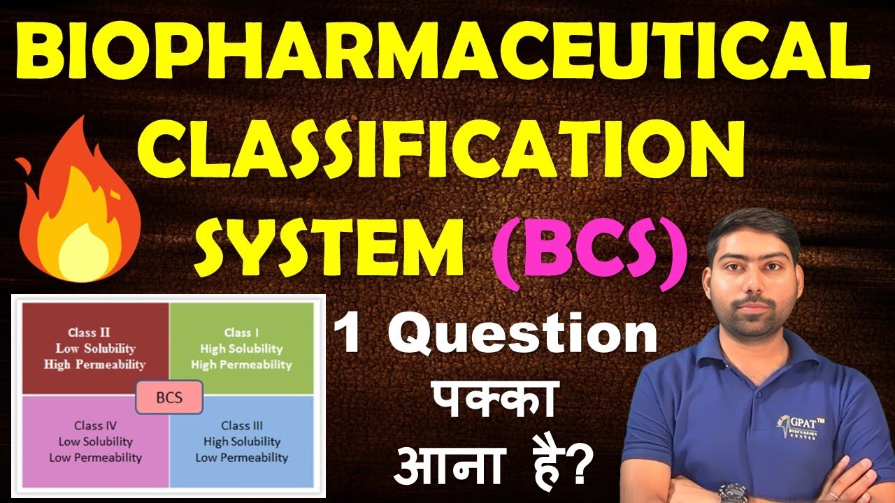 BCS CLASSIFICATION SYSTEM | PHARMACEUTICS | BIOPHARMACEUTICAL ...