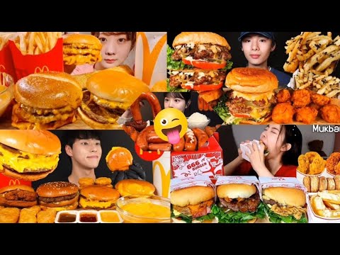 Food Compilation||BEST MUKBANG FAST FOOD COMPILATION||EATING SOUND *BIG ...